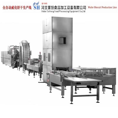 China Fully automatic Wafer biscuit machine of 2500~7500kg/d from China On Sale for sale