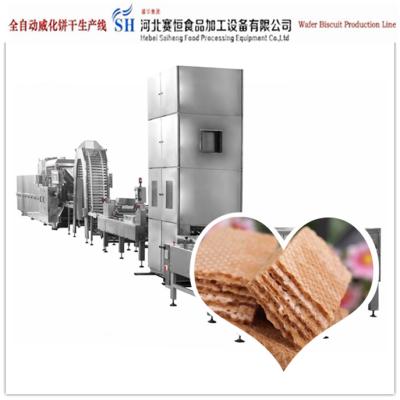 China Saiheng Fully automatic Wafer biscuit machine of 2500~7500kg/d from China for sale