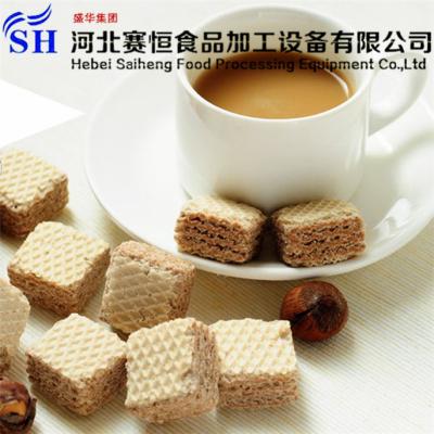 China Stainless Steel Automatic Square Wafer Biscuit Production Line Price for sale