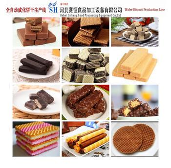 China Commercial Chocolate Wafer Biscuit Bakery Machines Food Making Machine for sale