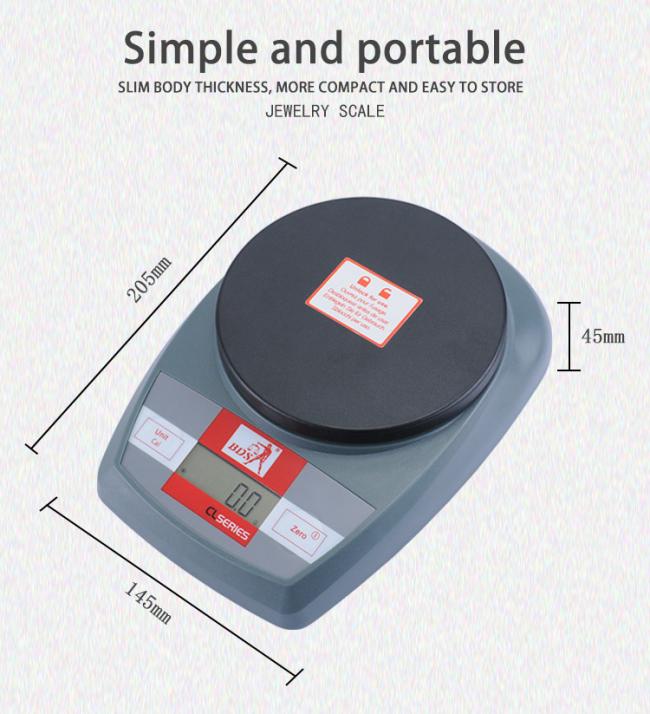 Hot-Selling CL Kitchen digital weighing scale 0.01/0.1g Portable electronic weighing scale Can dien tu