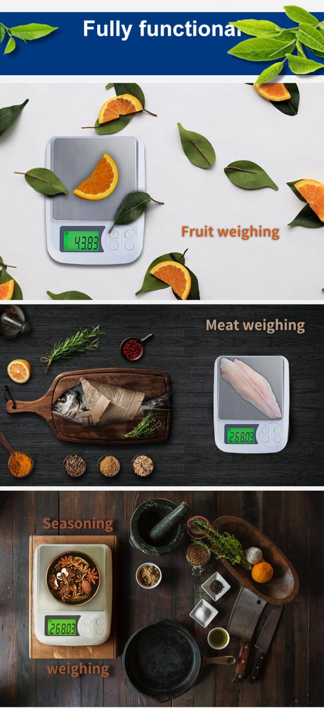 Hot Wholesale BDS-DM3 Electronic New Food Kitchen Scale Digital Weighing Color Box Food Kitchen Scale