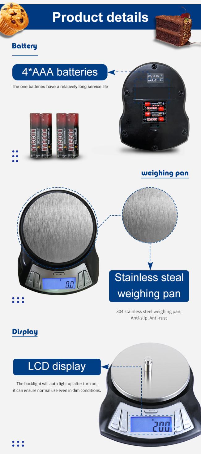 Digital food kitchen scale Electronic coffee LCD Display weighing scales Mechanical Kitchen Scale