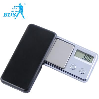 China BDS customizable digital gram weighing scale 0.01 precision portable pocket scale  1Mg jewelry scale for sale
