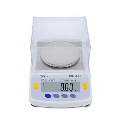China High Quality Accurate Electronic Digital Balance Removable Acrylic Windshield 0.01g Lab Analytical Digital Weighing Balance for sale