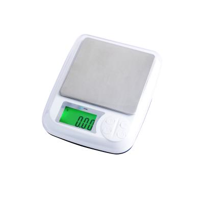 China portable digital electronic scale stainless steel weighing scale for food diet LCD display  MINI cooking baking tools for sale