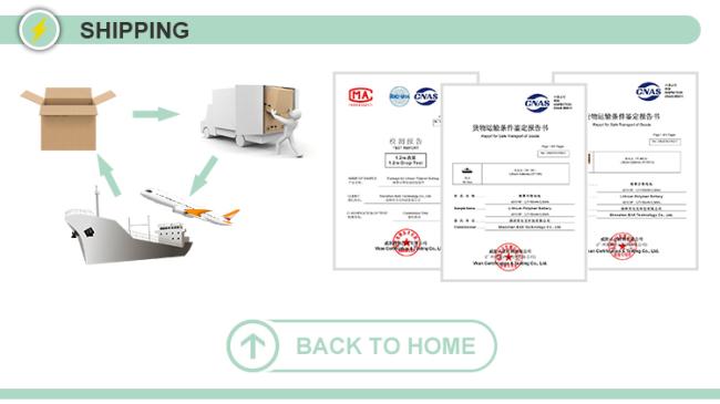 Battery packaging and shipping