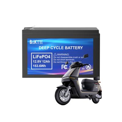 中国 BAKTH-32700-4S2P 12.8V 12Ah LiFePO4 バッテリー 電動自転車用リチウムイオンバッテリーパック 販売のため