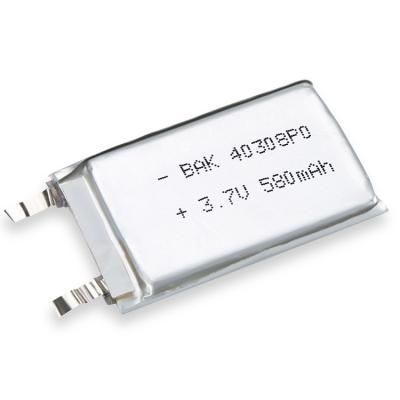 Cina 3.7V 580mah Batteria ricaricabile a Li polimero Batteria ricaricabile a Lipo flessibile ad alta capacità in vendita