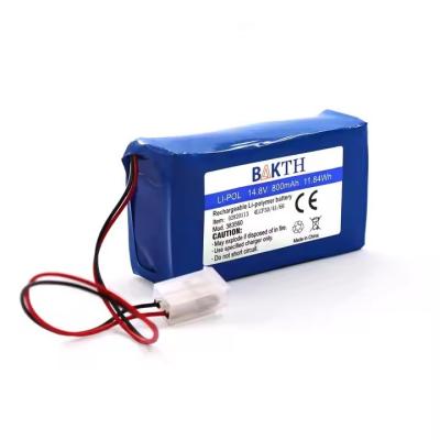 Cina Ingrosso 383560 4S1P Batterie Li-pol 14,8v 800mah Ricaricabili Li-ion Lithium Polymer Battery Pack per giocattoli elettrici in vendita