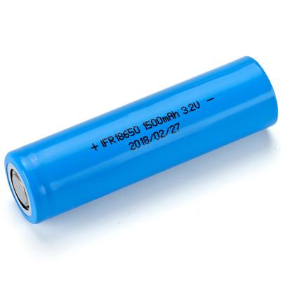 Cina Batteria ricaricabile agli ioni di litio da 3,2 V 1000 mAh, cella batteria cilindrica Lifepo4 da 1500 mAh IFR 18500FE in vendita