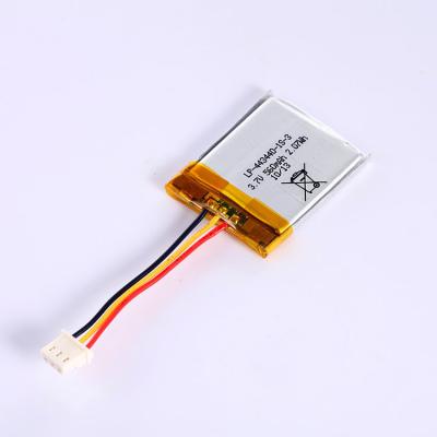 China High Discharge Rate Lipo 3.7V 560mAh LP-443440 0.2C Lithium Ion Polymer Battery Pack for Consumer Electronics for sale