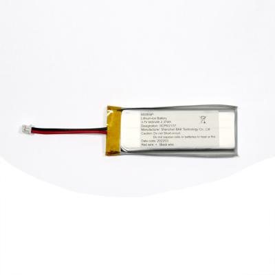 China Digital Product Use Li-Pol Battery Manufacturer LP-602055-1S-2M 1S1P 3.7V 640mAh Lithium Ion Polymer Battery Pack for sale