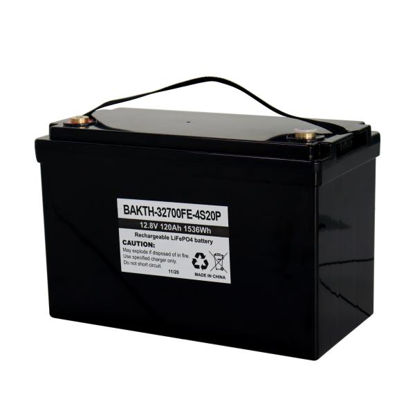 Quality Customized Deep Cycle Battery 12.8V 120Ah 32700 LiFePO4 Energy Storage Lithium Ion Battery for sale