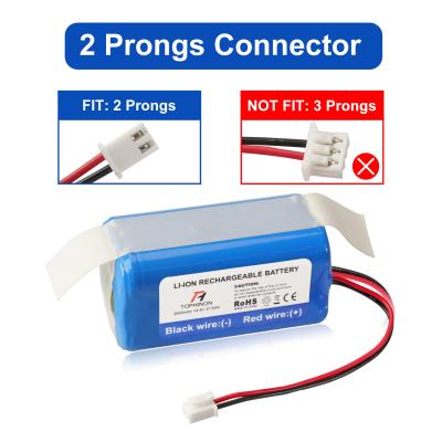 China 9.6V 2600mAh Li-ion Replacement Battery Compatible with Robot Vacuum Cleaners for sale