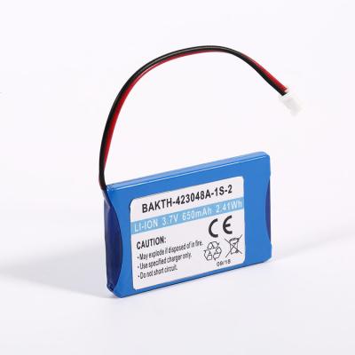 Cina Batteria Li-Ion quadrata di piccole capacità ricaricabile 423048A2 3.7V 650mAh per prodotto digitale in vendita