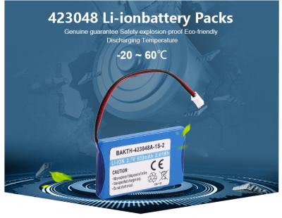 Cina Batteria Li-Ion quadrata di piccole capacità ricaricabile 423048A2 3.7V 650mAh per prodotto digitale in vendita