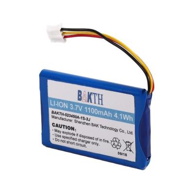 中国 523450 3.7v 1100mah 1s1p 充電可能 携帯型 スマート リチウムイオンバッテリー パック 販売のため