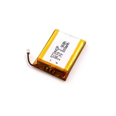 China 3.7V 800mAh LP-573442-1S1P-3 Rechargeable Lithium Polymer Batteries Pack for LED Lights Lithium Ion Batteries for sale
