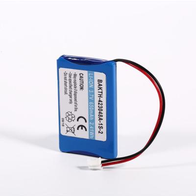 中国 650mAh 3.7V 423048 リチオン充電電池 パック 最高価格 高品質 販売のため
