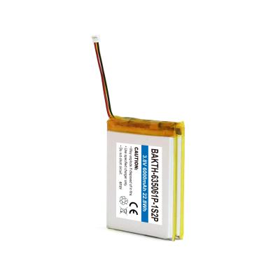 China Batería de polímero de li de 6000 mAh Celda 635061P 1S2P 3.8V Batería recargable de polímero de li en venta