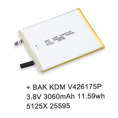 China 3.7V Rechargeable Li Ion Battery 3060MAh Li Polymer Cell With Customized Size for sale