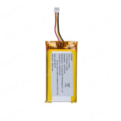 China 155mAh 300mAh Li Polymer Battery Pack 3.7V 560mAh 600mAh 502648P for sale