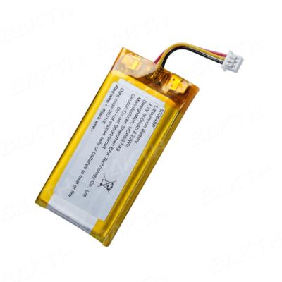 China 155mAh 300mAh Li Polymer Battery Pack 3.7V 560mAh 600mAh 502648P for sale