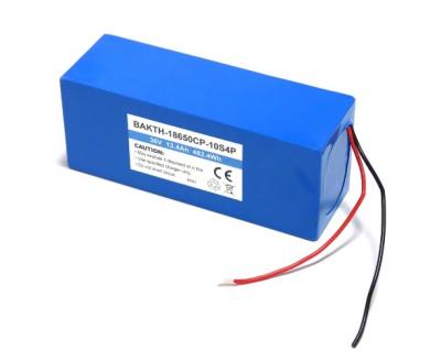 中国 リチャージ可能なリチウムイオン電池 18650 10S4P 36V 13.4Ah リチウムイオン電池 パック 販売のため