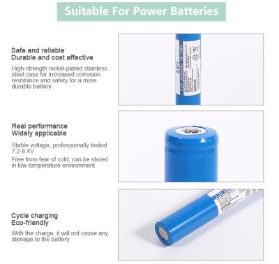 China Camping Hiking Led Flashlight Use BAKTH-18650-2S-C 7.2v 2600mAh Rechargeable Li-ion Lithium Battery Pack for sale