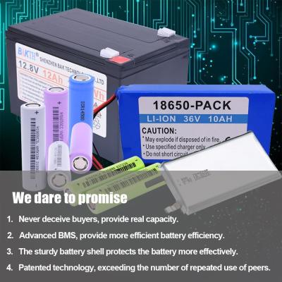 China Rechargeable Lithium Battery 3.6v 6400mah Lithium Ion 18650 Battery Pack for sale