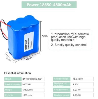 China Oem 3S2P 4S2P 2P3S 5S2P 8S2P 12S2P 18650 10S2P 36V 4400Mah Lithium Ion Battery Pack for sale