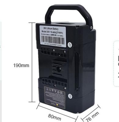 China Customized Deep Cycles 18650 10S4P 36V 10Ah Lithium Ion Battery for Portable Power Station for sale