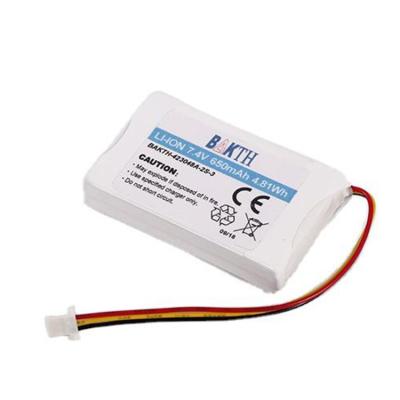 Китай 423048A 7.4v 650mah Литий-ионный аккумулятор для велосипедной лампы продается