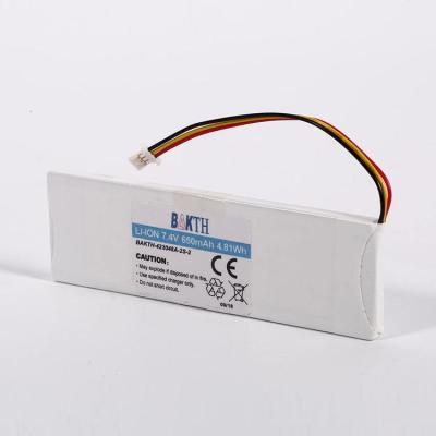 China 423048A 7.4v 650mah Batería de iones de litio para lámpara de bicicleta en venta