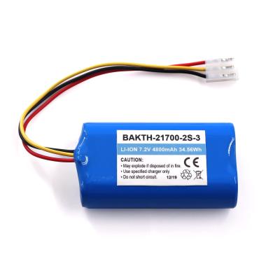 China BAKTH-21700-2S-3 7.2V 4800mAh Lithium Ion Battery Pack Rechargeable Lithium Ion Batteries Pack for Electric Appliance for sale