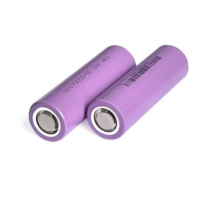 China Original BAK N21700CG 5000mAh 2C Rechargeable Li-ion Battery Cell High Capacity 3.6V 21700 Lithium Iron Batteries for Flashlight for sale
