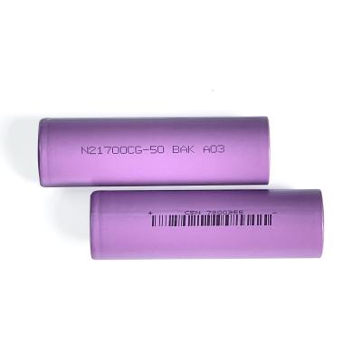 China 100% Original Battery 21700 3.7V 5000mah Rechargeable N21700CG High Capacity 21700 Ebike Battery Cell for sale