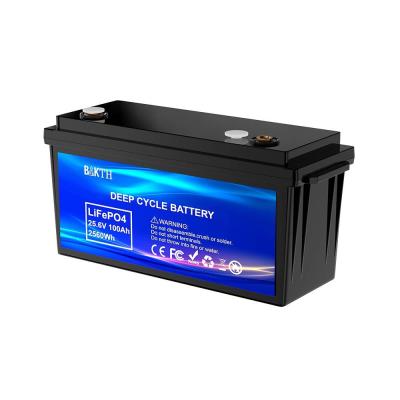 China LiFePO4 Battery 24V 100Ah 2000 long cycles with Protection Circuit Module for sale
