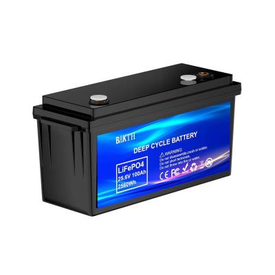China LiFePO4 Battery 24V 100Ah 2000 long cycles with Protection Circuit Module for sale