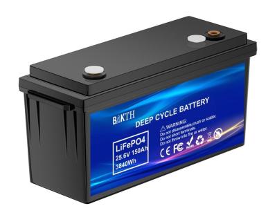 China 150Ah LiFePO4 Lithium Battery 24V LiFePO4 Solar Battery with Multi-functions for sale