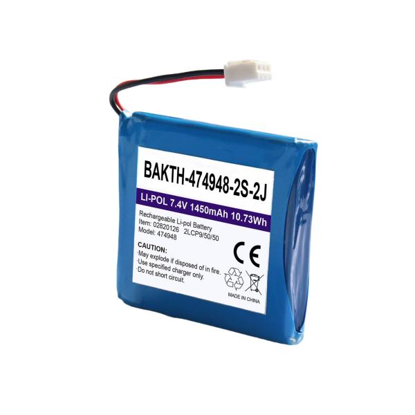 Quality 474948 Li Polymer Battery Pack 7.4V 1450mAh ODM With Advanced Technology for sale