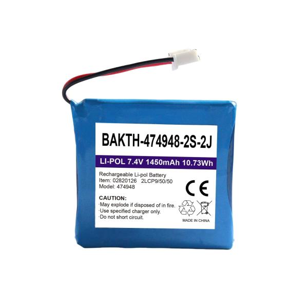 Quality 474948 Li Polymer Battery Pack 7.4V 1450mAh ODM With Advanced Technology for sale