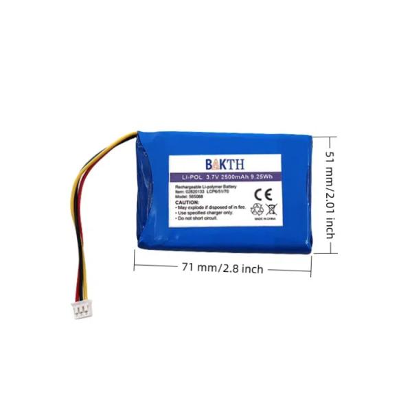 Quality 3.7V 2500mAh Li Poly Rechargeable Battery Pack Li Ion Polymer Battery Pack for sale