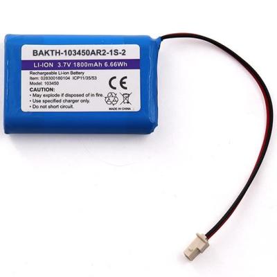 中国 103450A ポータブル リオン電池 パック 3.7V 1800mAh 再充電電池 パック 販売のため