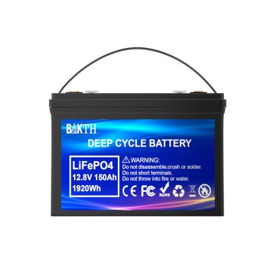 China Portable Rechargeable Lithium Battery 12.8V 150ah Lifepo4 Battery for sale