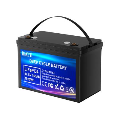 China Portable Rechargeable Lithium Battery 12.8V 150ah Lifepo4 Battery for sale