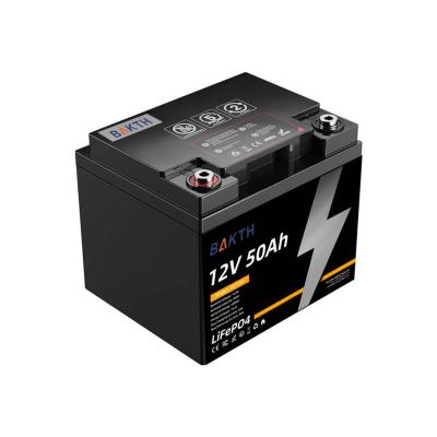 China 50Ah 12v Lifepo4 Battery Kit Lithium Phosphate Battery Pack Rechargeable For E Bike Using for sale