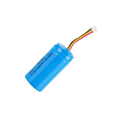 China 3.7v 700mAh Lithium Ion Battery Pack BAKTH 16340 1S 3 Rechargeable Lithium Ion Battery Cells for sale