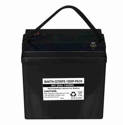 Chine Cycle profond 48v 30h Lifepo4 batterie 32700 15S5P Pour scooter électrique à vendre
